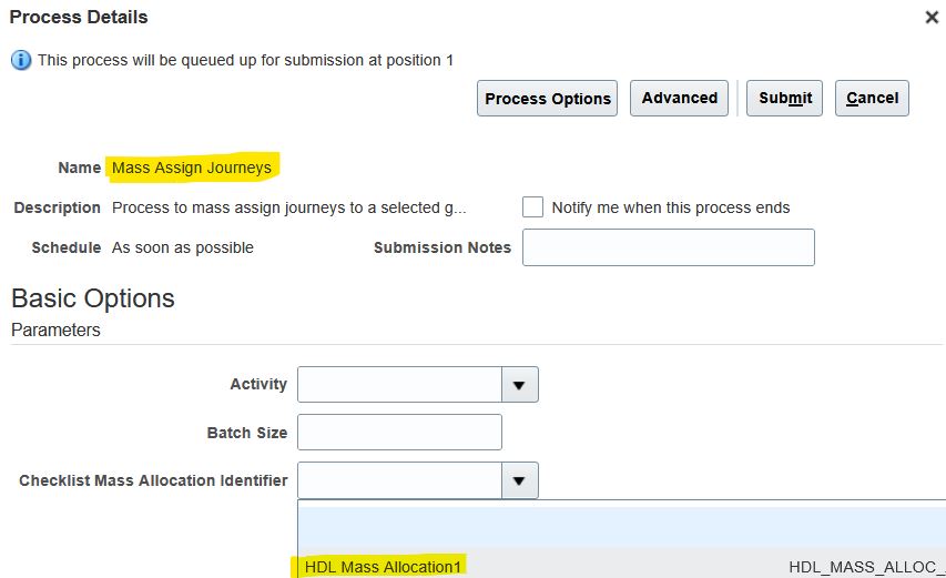 Assigning Journeys using HDL